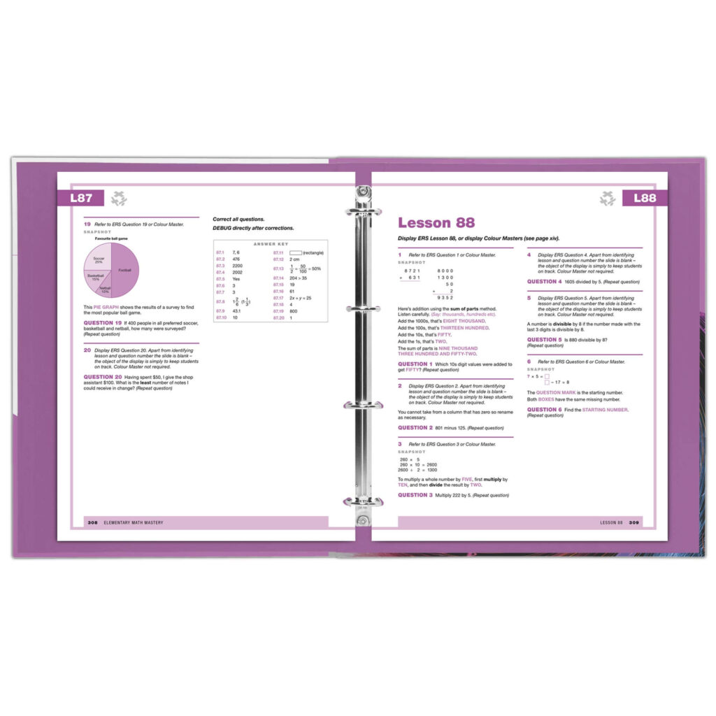 EMM Teacher Book – Math Mastery Series